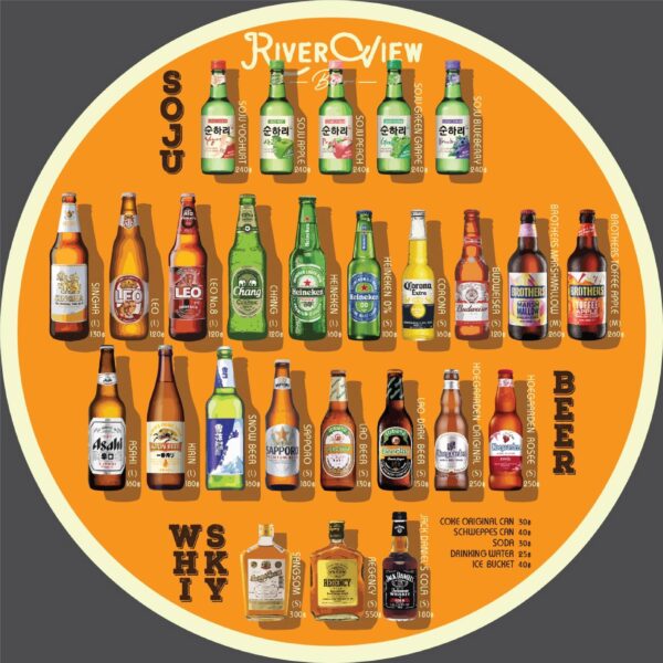 Menu - River View Bar